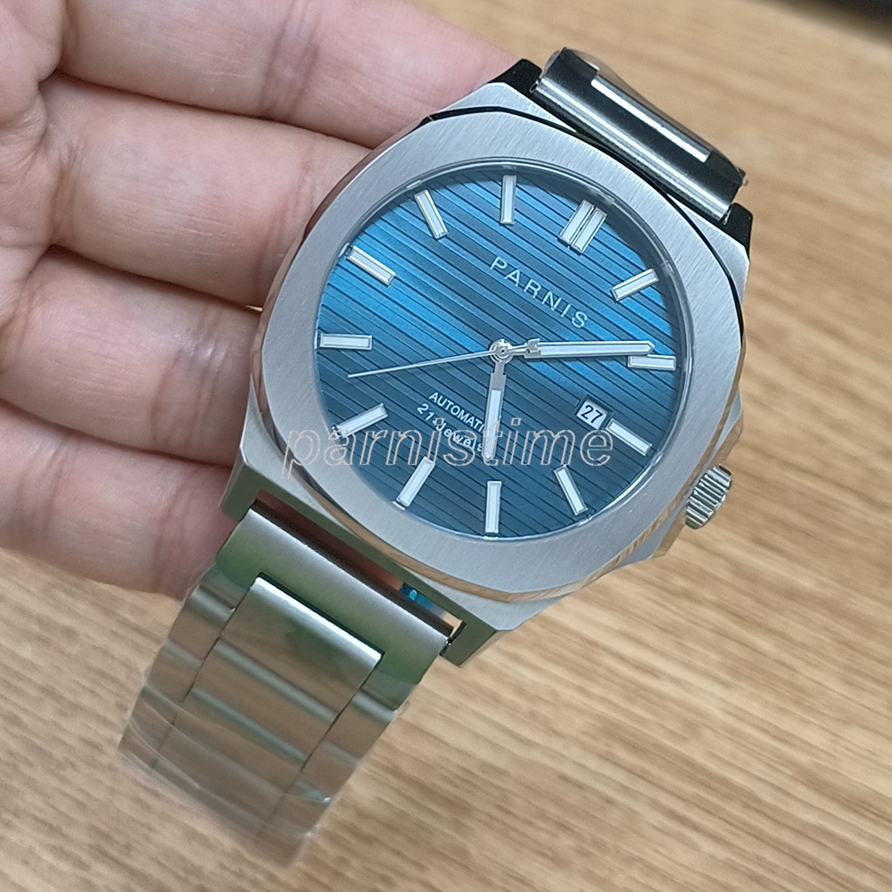 42mm Parnis Sapphire Crystal Miyota Automatic Men Mechanical Watch ...
